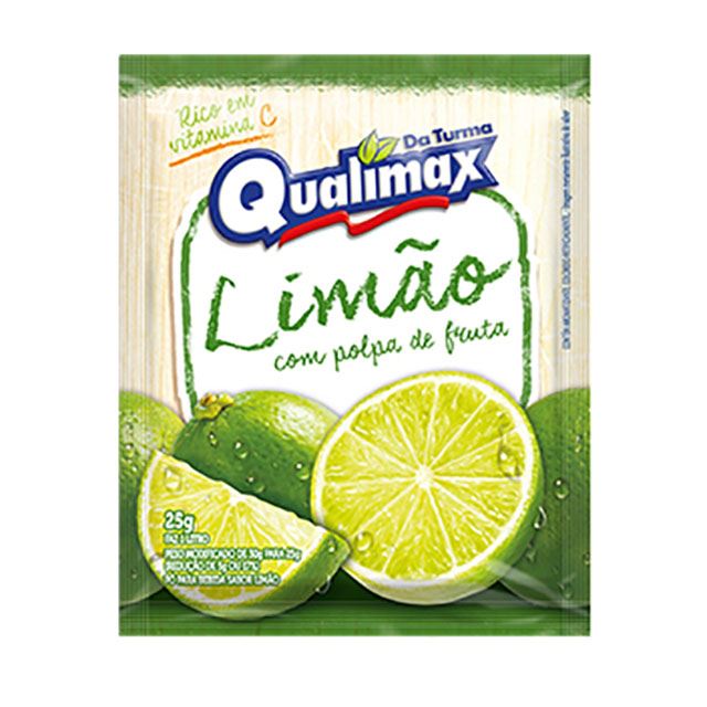 REFRESCO QUALIMAX LIMAO 25G | Deskontão Atacado