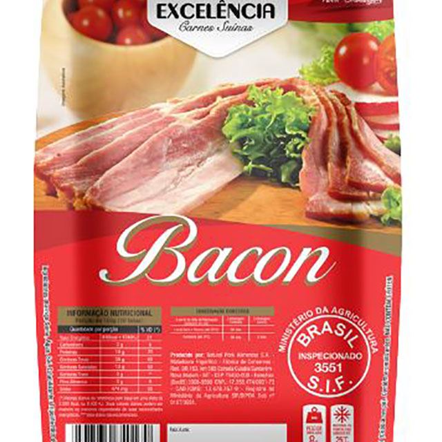 BACON DEFUMADO TABLETE EXCELENCIA KG | Deskontão Atacado