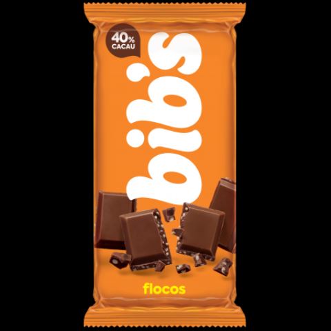 CHOCOLATE BIBS BARRA 40% CACAU 55G | Deskontão Atacado