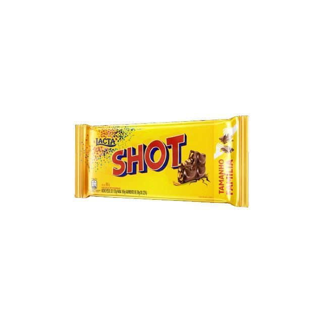 CHOCOLATE SHOT LACTA 165G | Deskontão Atacado