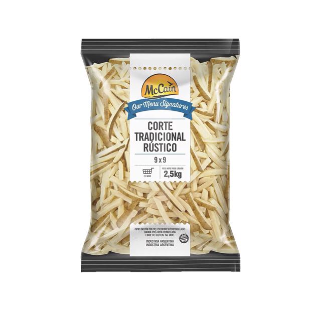Batata Palito Rustico Tradicionalmccain 2 5kg Deskontão Atacado