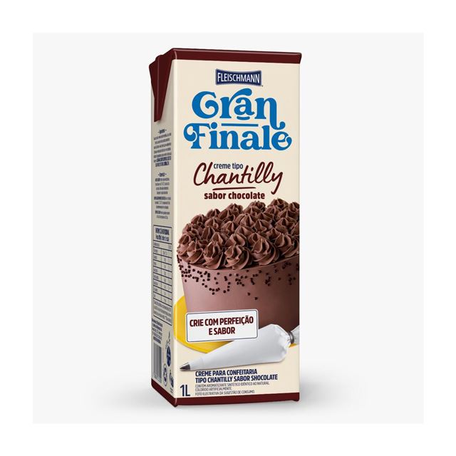 CHANTILLY CHOCOLATE GRAN FINALE 1L | Deskontão Atacado